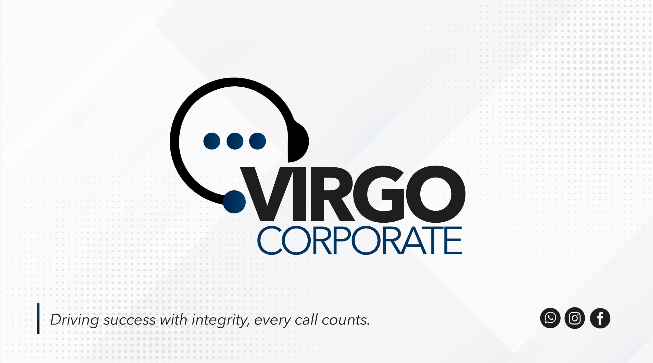 Virgo Corporate Business Card - Tailor Fit Technologies